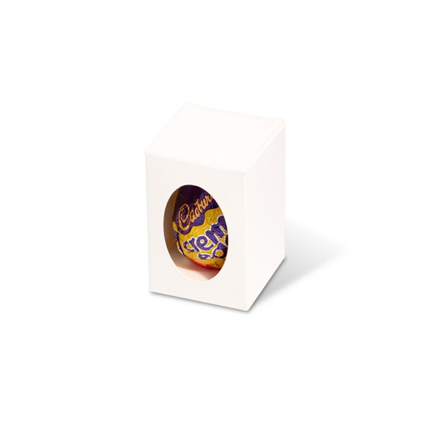 A Single branded box containing a Cadbury’s Creme Egg | AMT Marketing Ltd