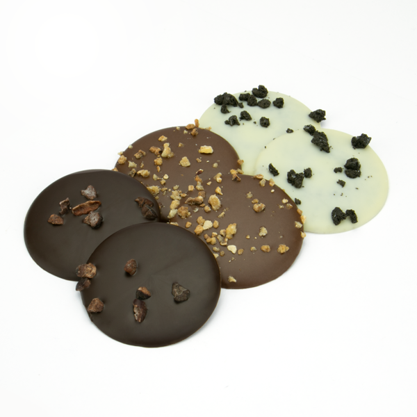 Promotional Eco Kraft Cube - Chocolate Discs | AMT Marketing Ltd