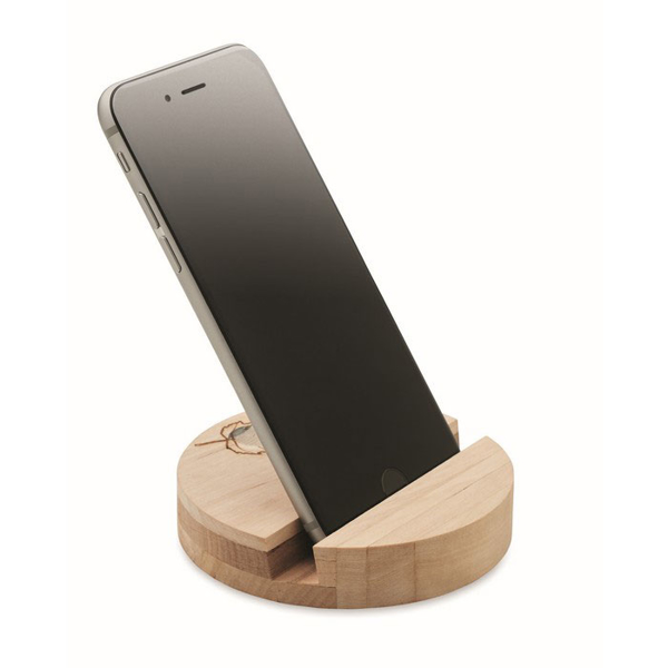 Eco Birch Wood Phone Stand | AMT Marketing Ltd