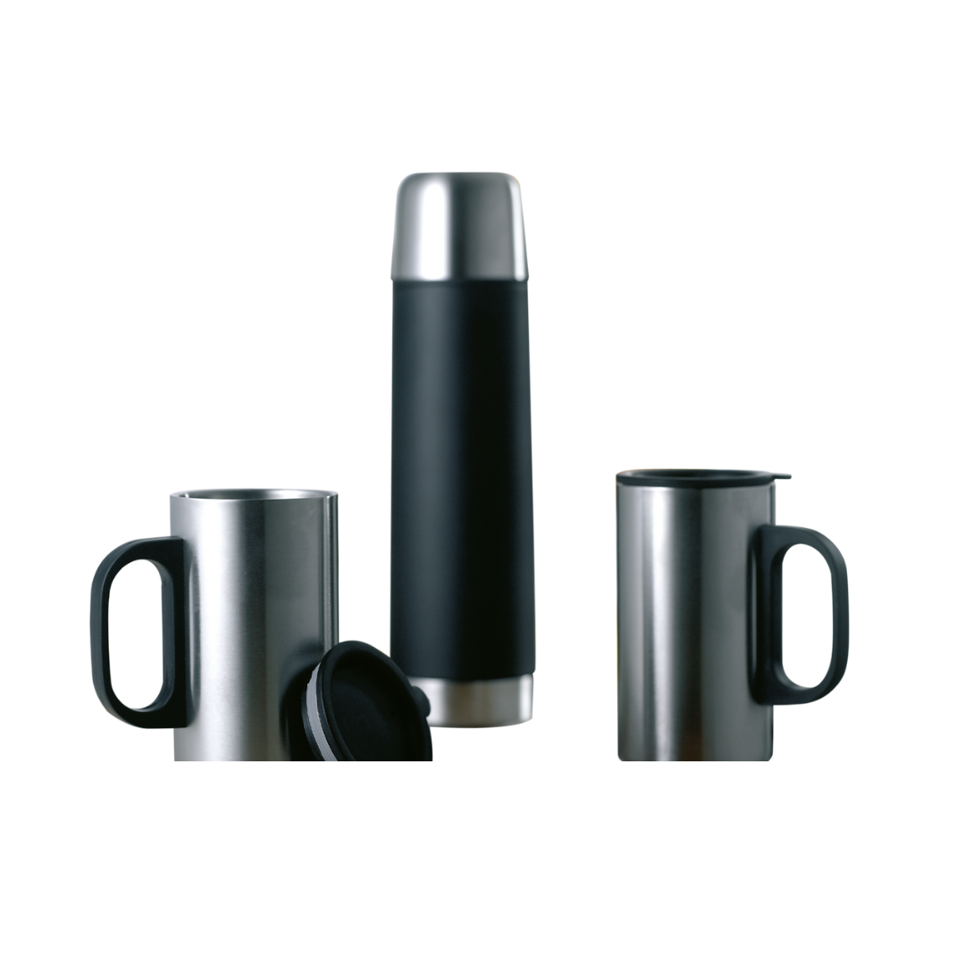 Branded Travel Mugs & Flasks | Reusable Promotions | AMT Marketing Ltd
