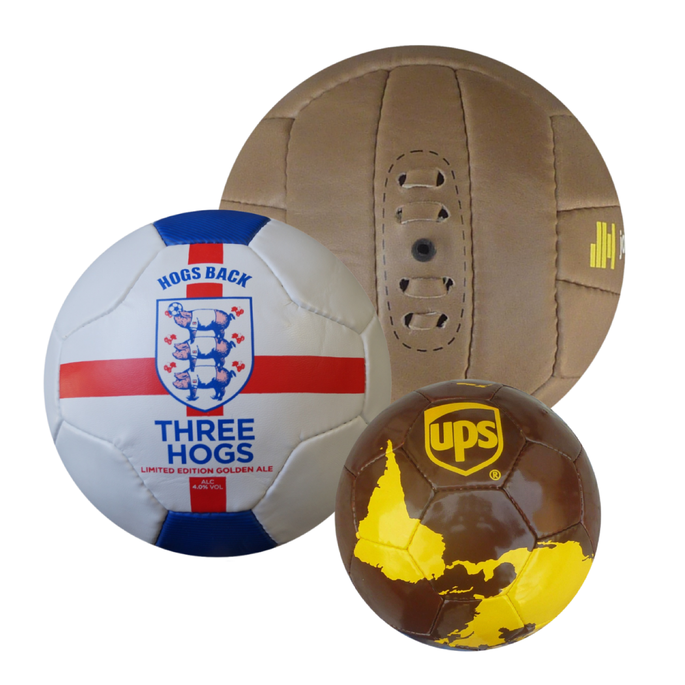 Printed Promotional Footballs | Totally Bespoke Custom Designs | AMT ...
